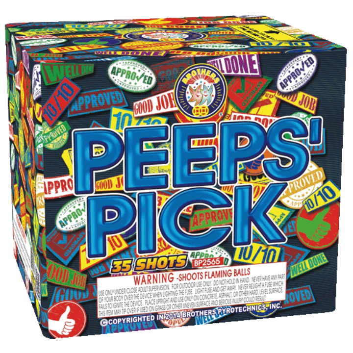 Peep's Pick - 35 shot | Fireworks Unlimited, Inc